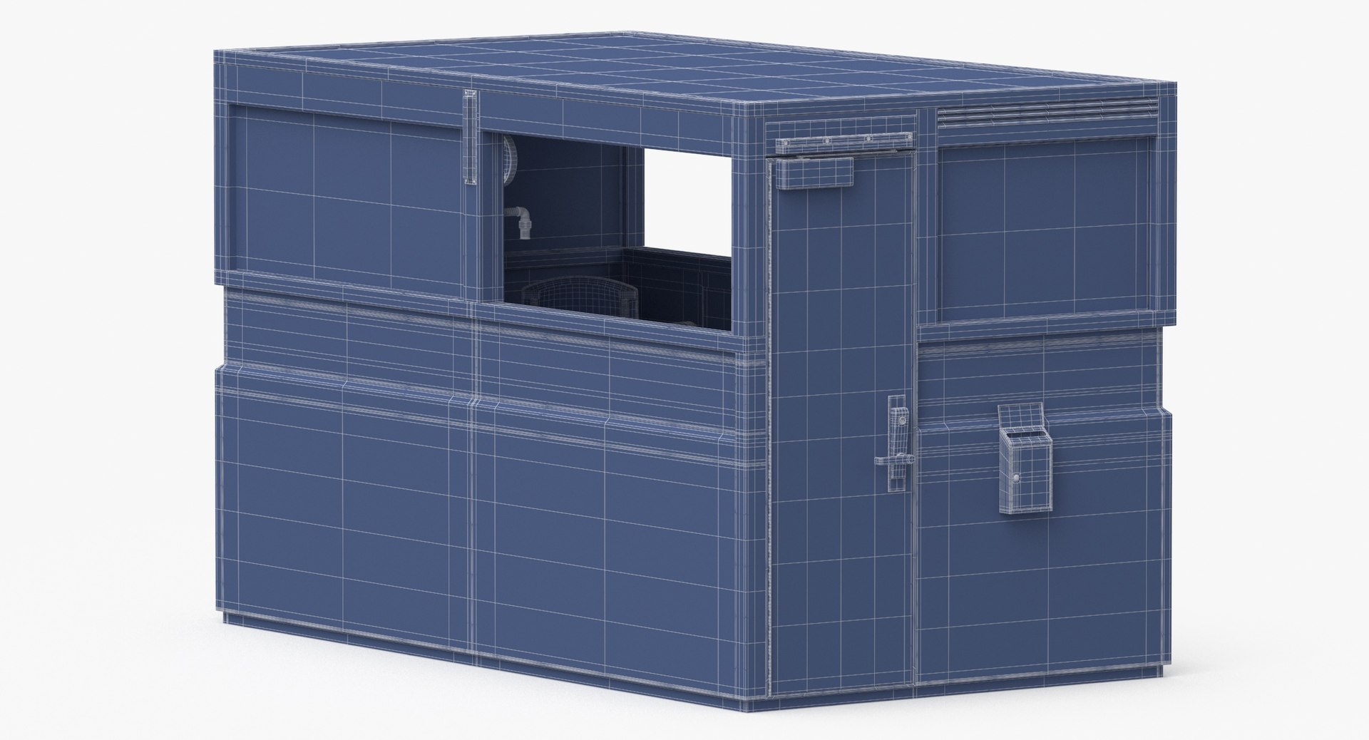 3D Subway Token Booth Damaged - TurboSquid 2071258