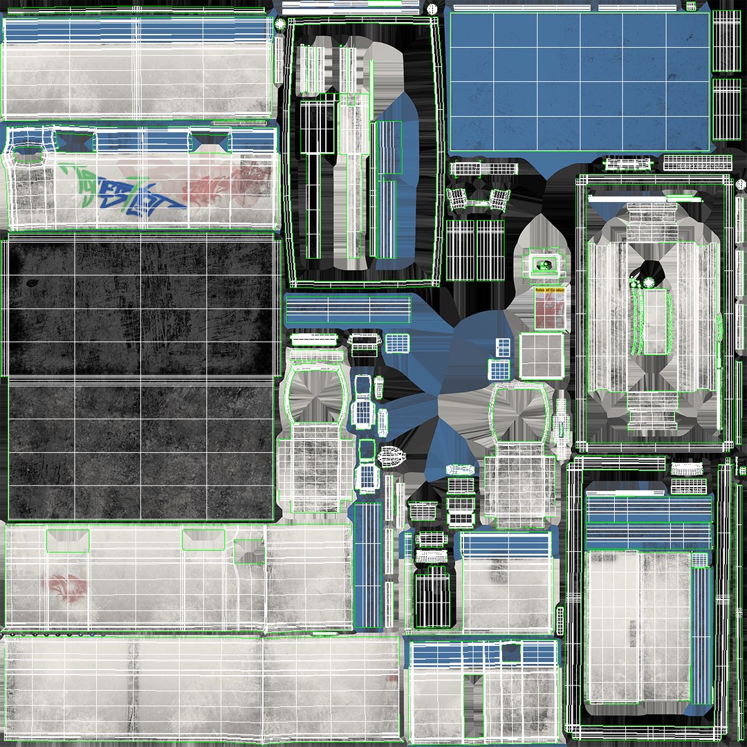 3D Subway Token Booth Damaged - TurboSquid 2071258