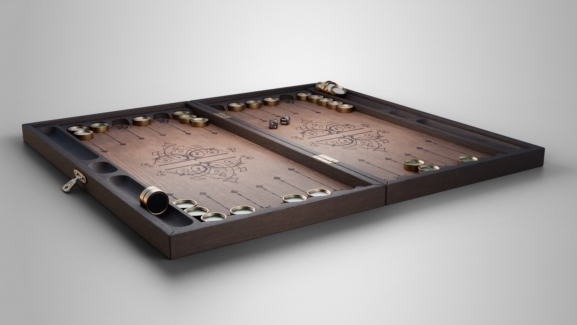 Backgammon Model - TurboSquid 2289973