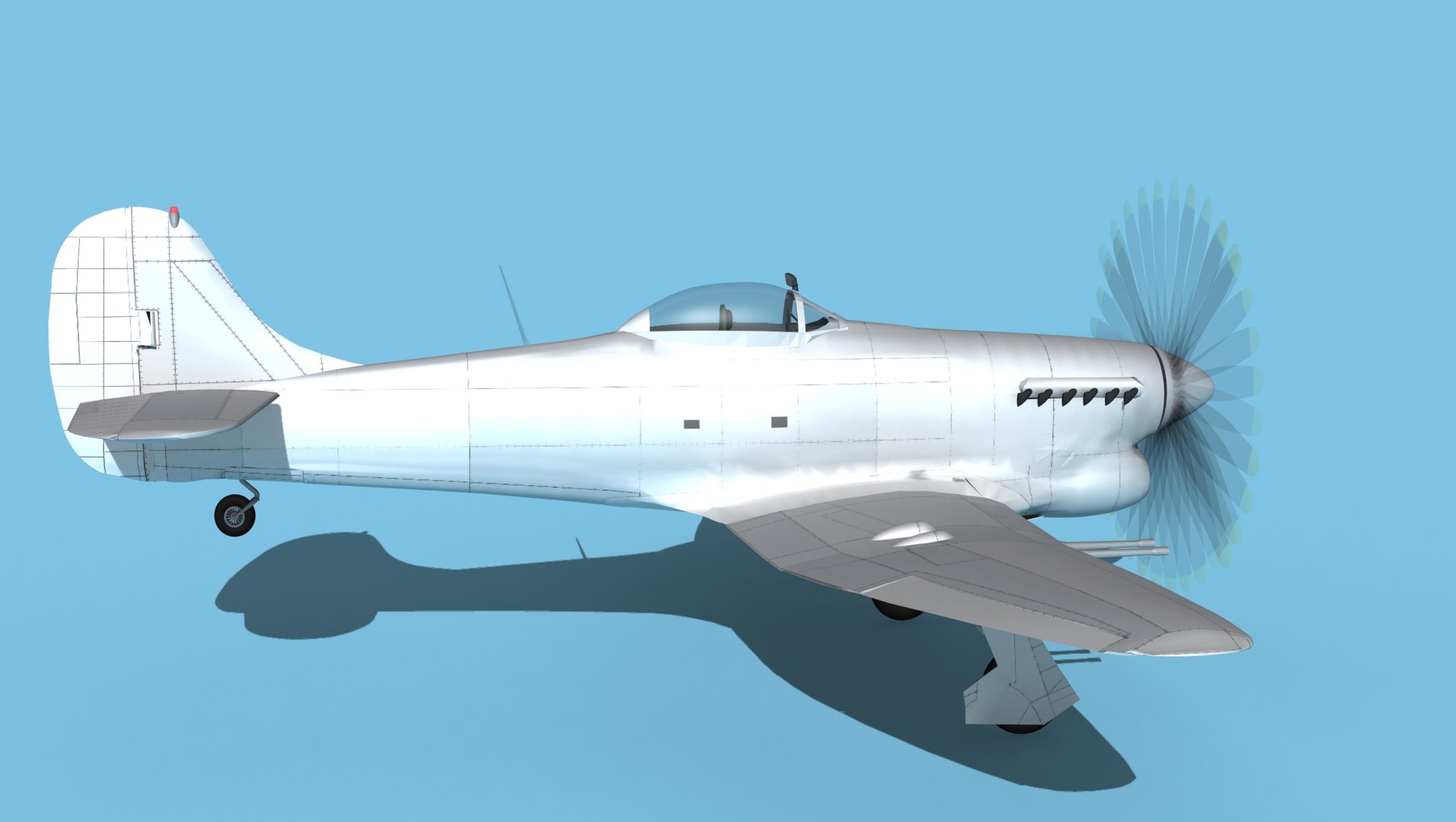 Hawker Hawker Tempest MK1 V00 Bare Metal 3D Model - TurboSquid 1920055