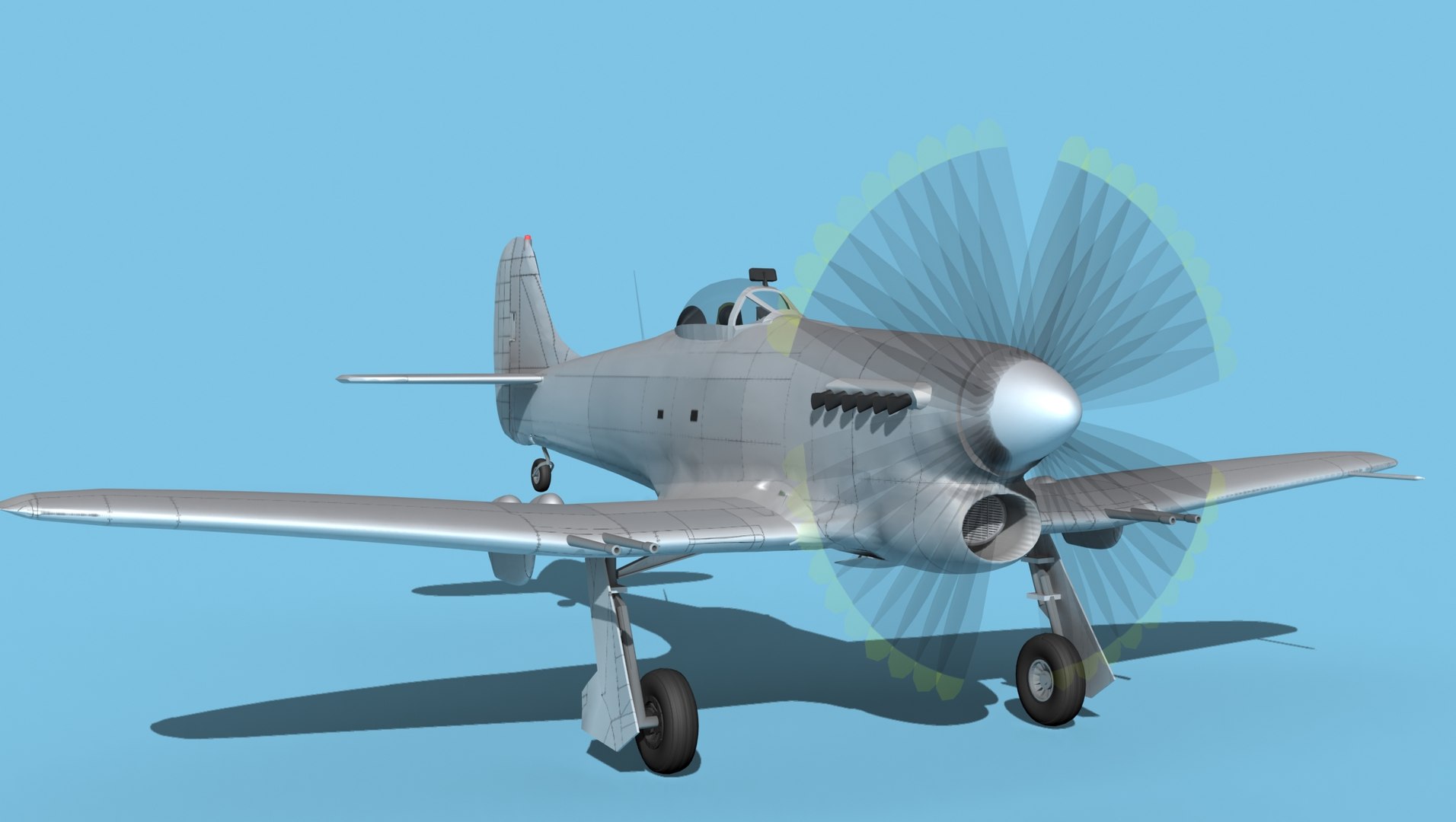 Hawker Hawker Tempest MK1 V00 Bare Metal 3D Model - TurboSquid 1920055