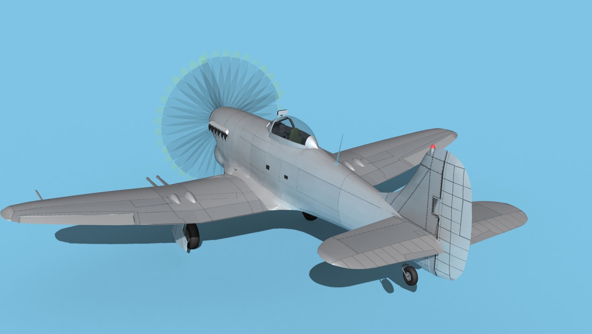 Hawker Hawker Tempest MK1 V00 Bare Metal 3D Model - TurboSquid 1920055