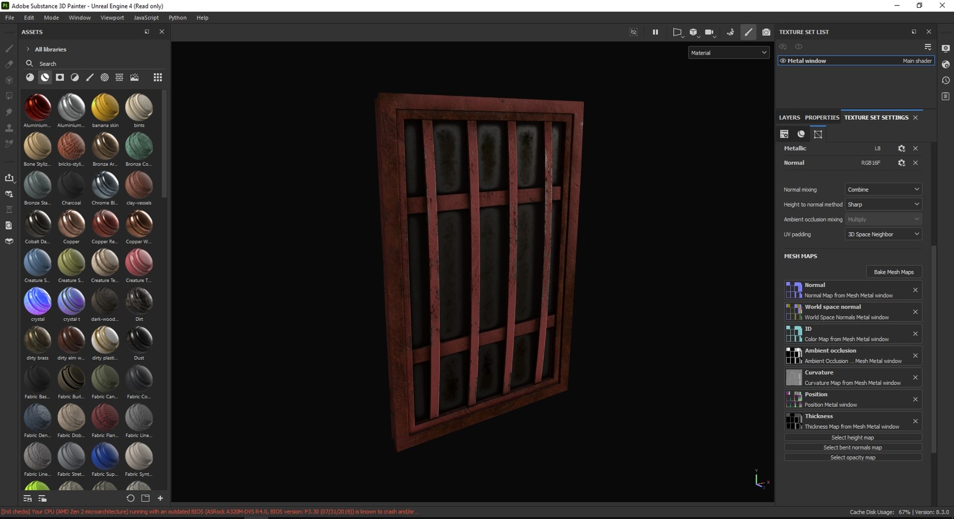 Metal Window 3D Model - TurboSquid 2139940