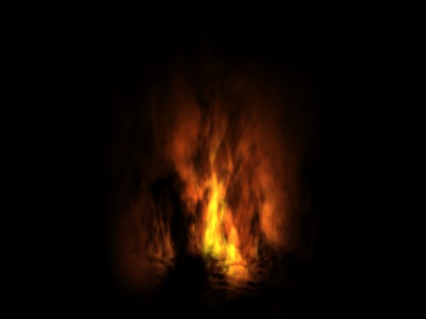 light flame 3d model