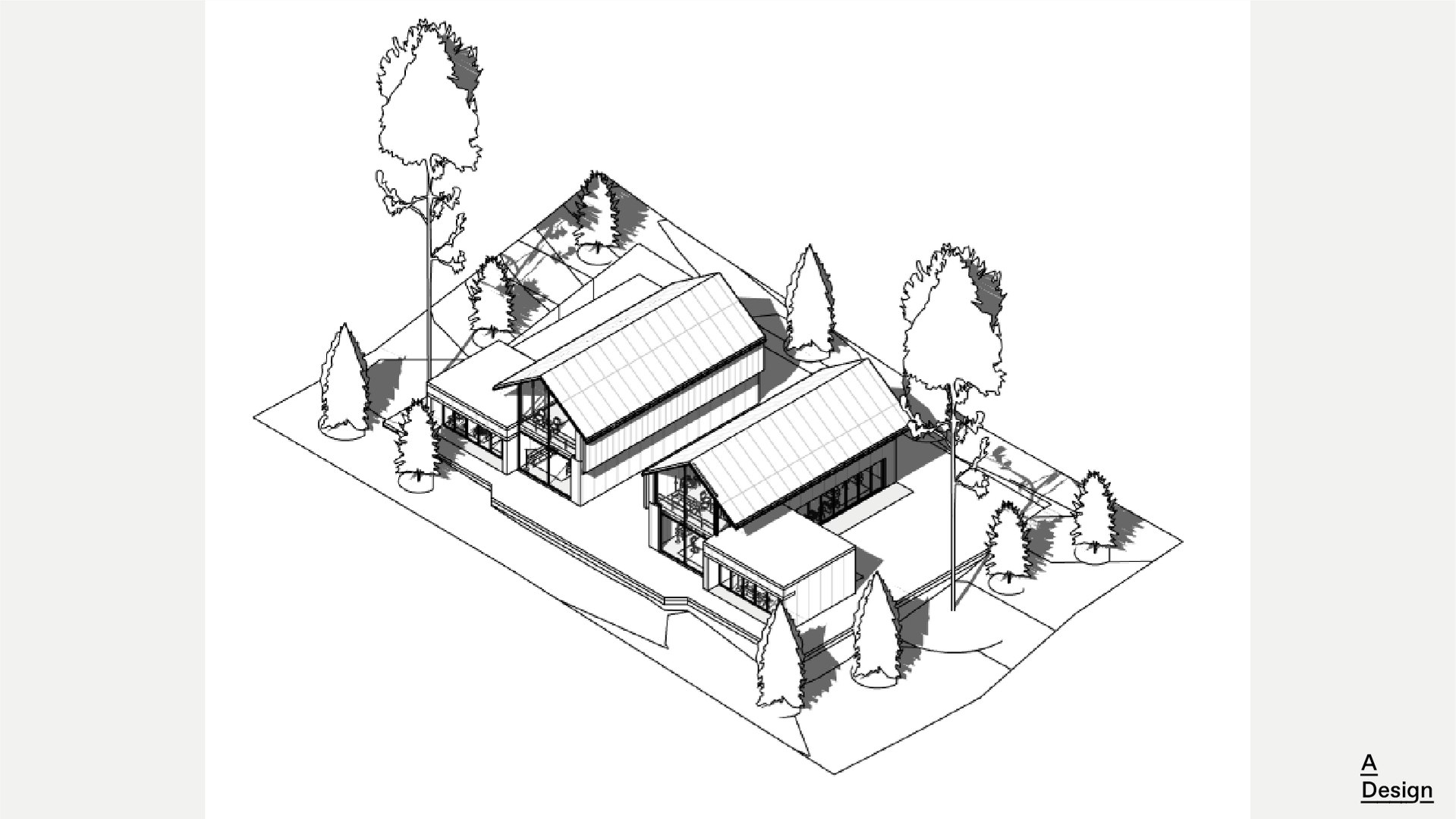 Twin Houses - Revit Model Model - TurboSquid 2017830