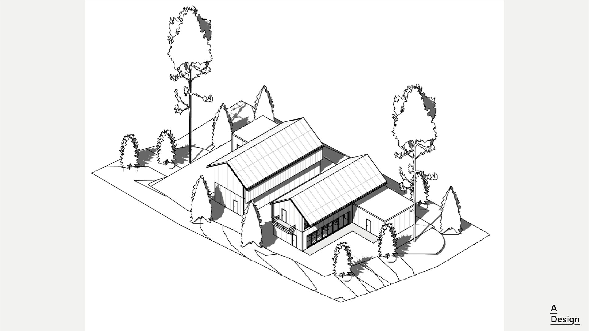 Twin Houses - Revit Model Model - TurboSquid 2017830