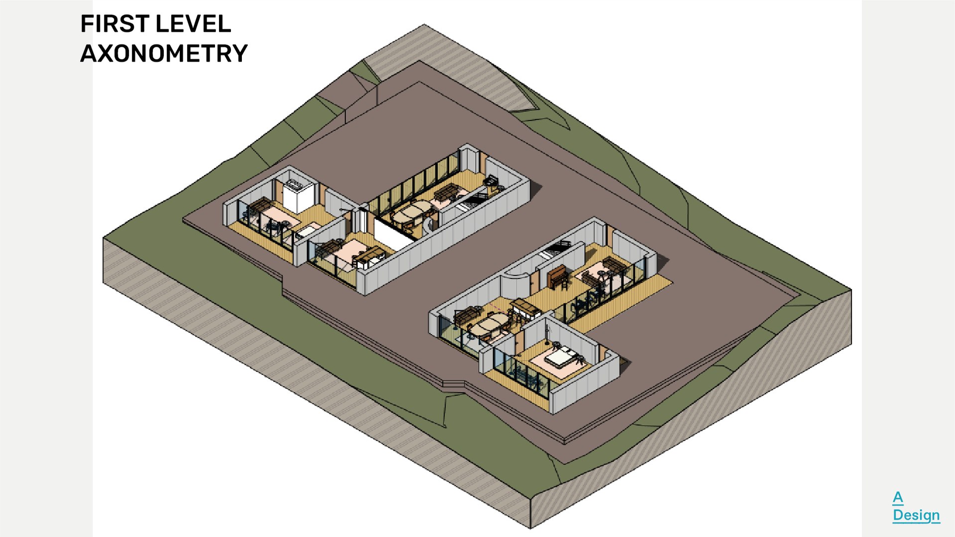 Twin Houses - Revit Model Model - TurboSquid 2017830