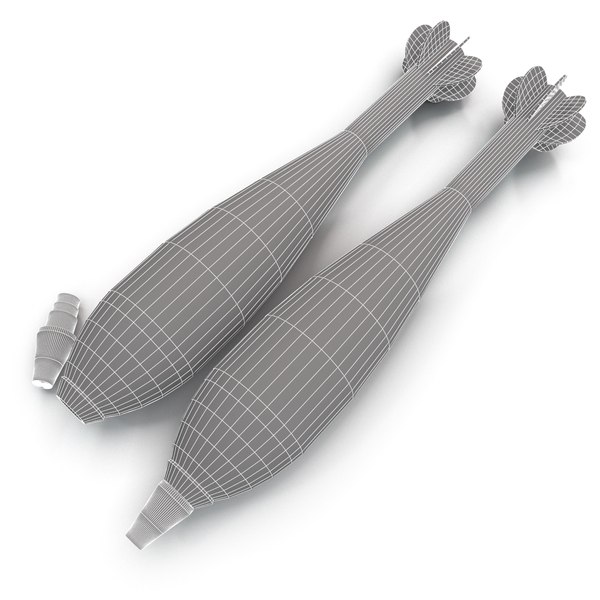 mortar shell 120mm 3d model