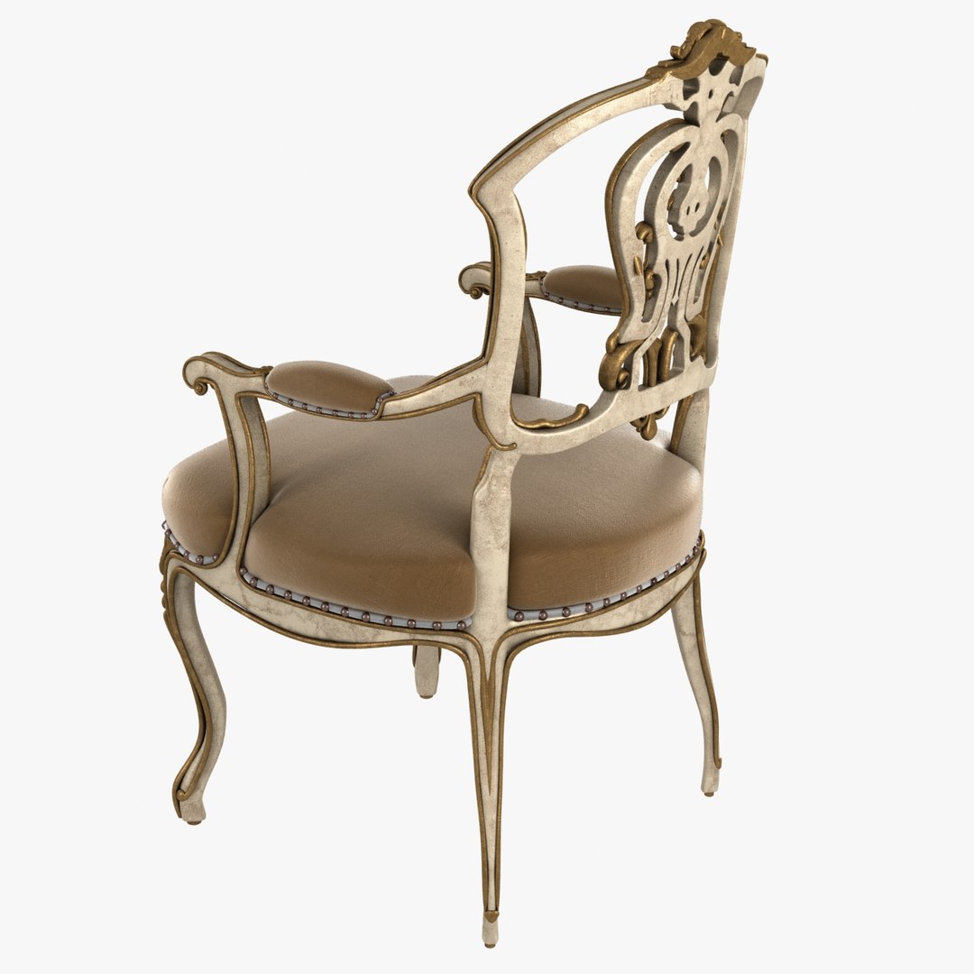 3d arm chair