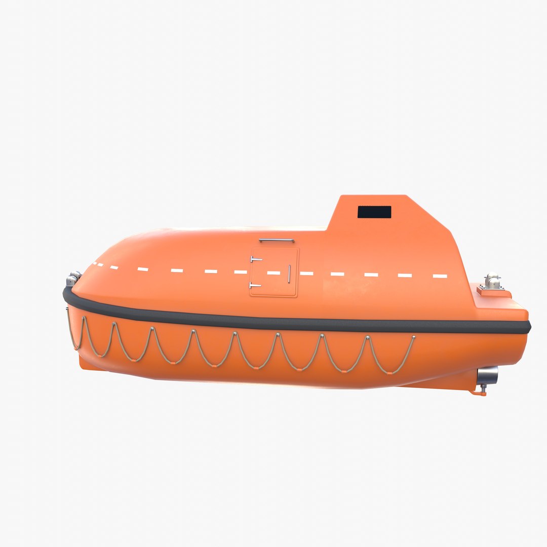 Life Boat V2 3D Model - TurboSquid 2340254