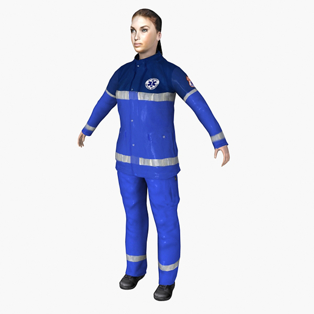 3d Model Paramedic Ready