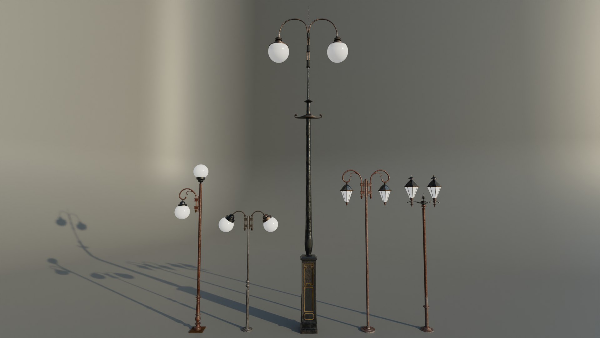 3D London Streetlights - TurboSquid 2013064
