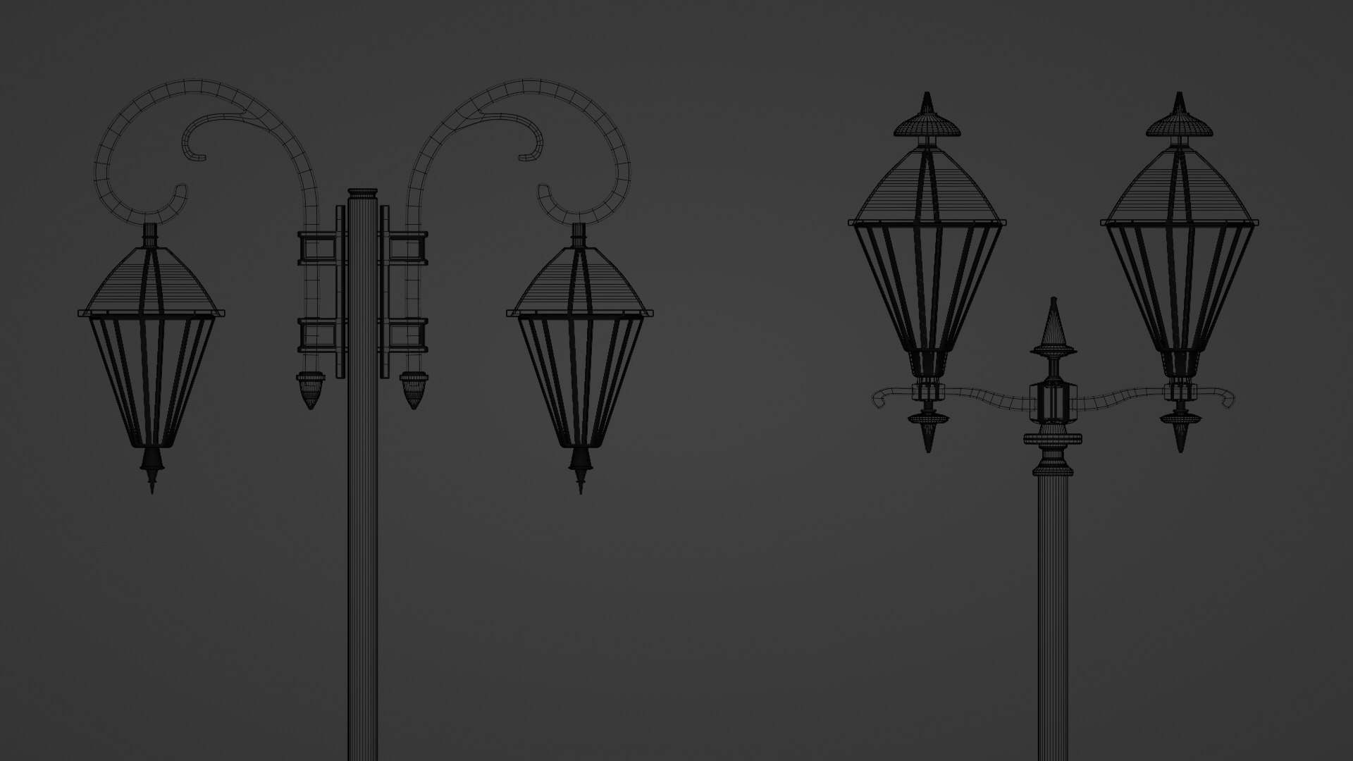 3D London Streetlights - TurboSquid 2013064