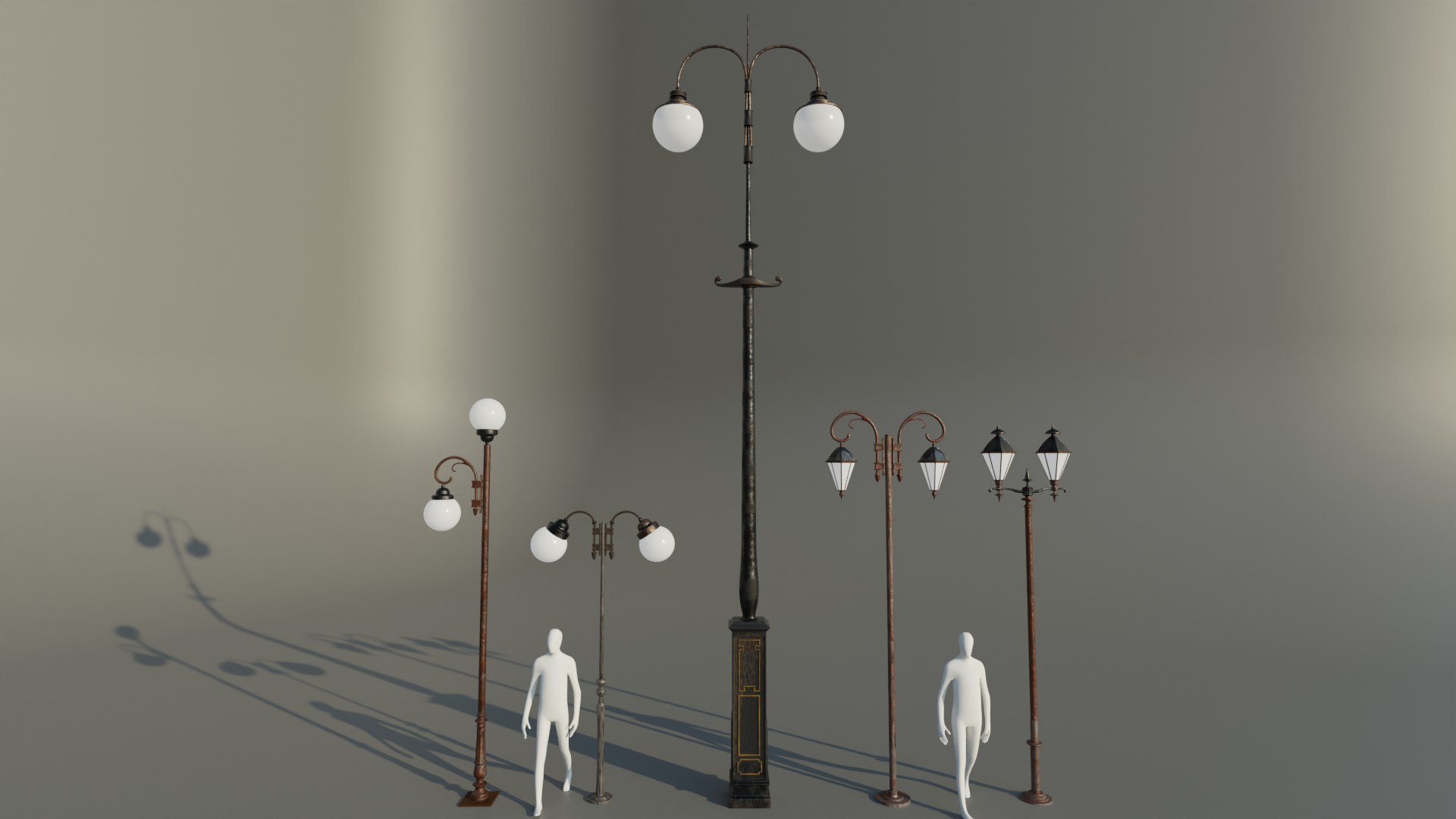 3D London Streetlights - TurboSquid 2013064