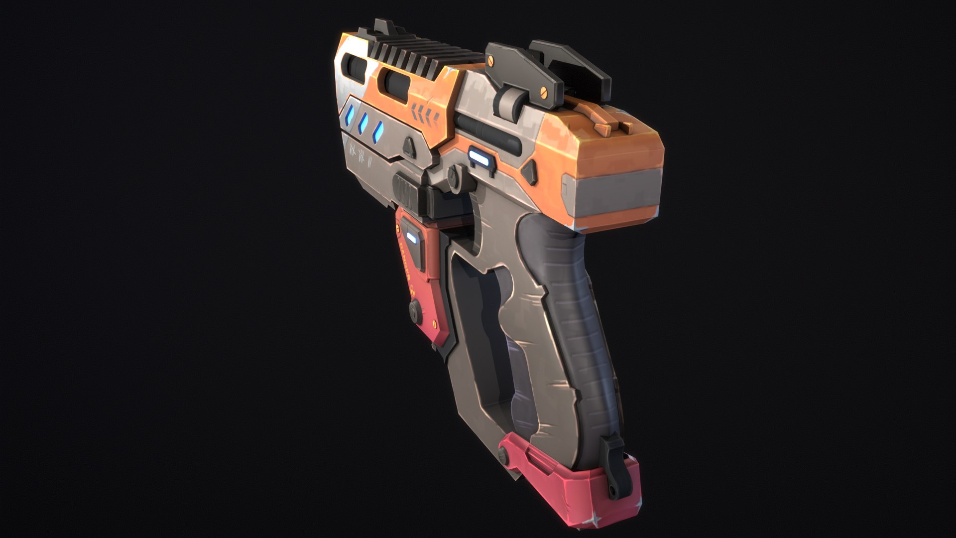 3D Model Laser Pistol - TurboSquid 2123210