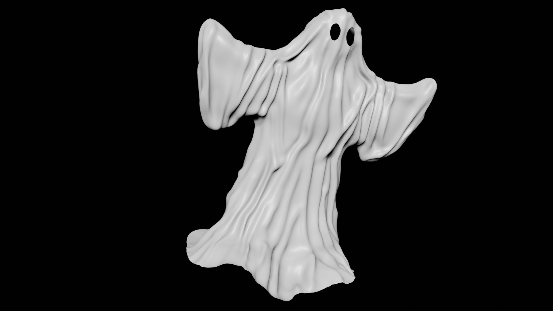 3D Rigged Ghost - TurboSquid 1826400