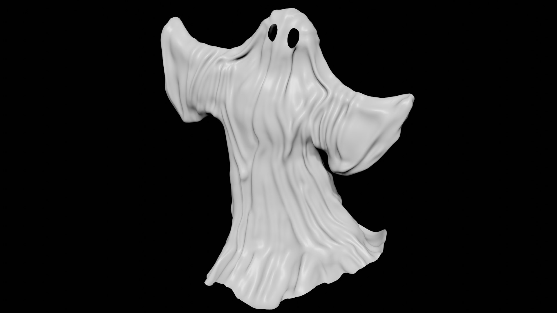 3D Rigged Ghost - TurboSquid 1826400