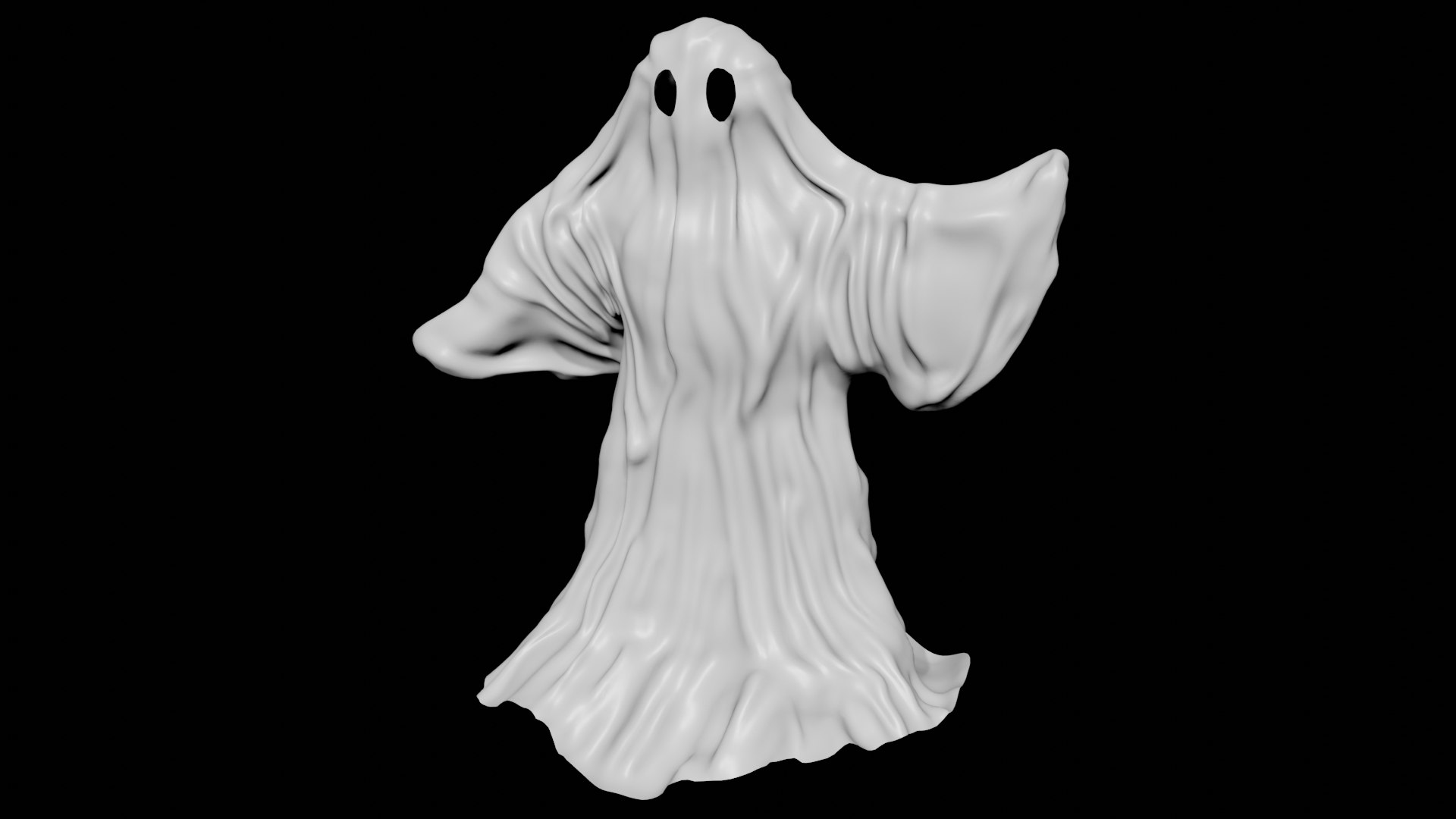 3D Rigged Ghost - TurboSquid 1826400