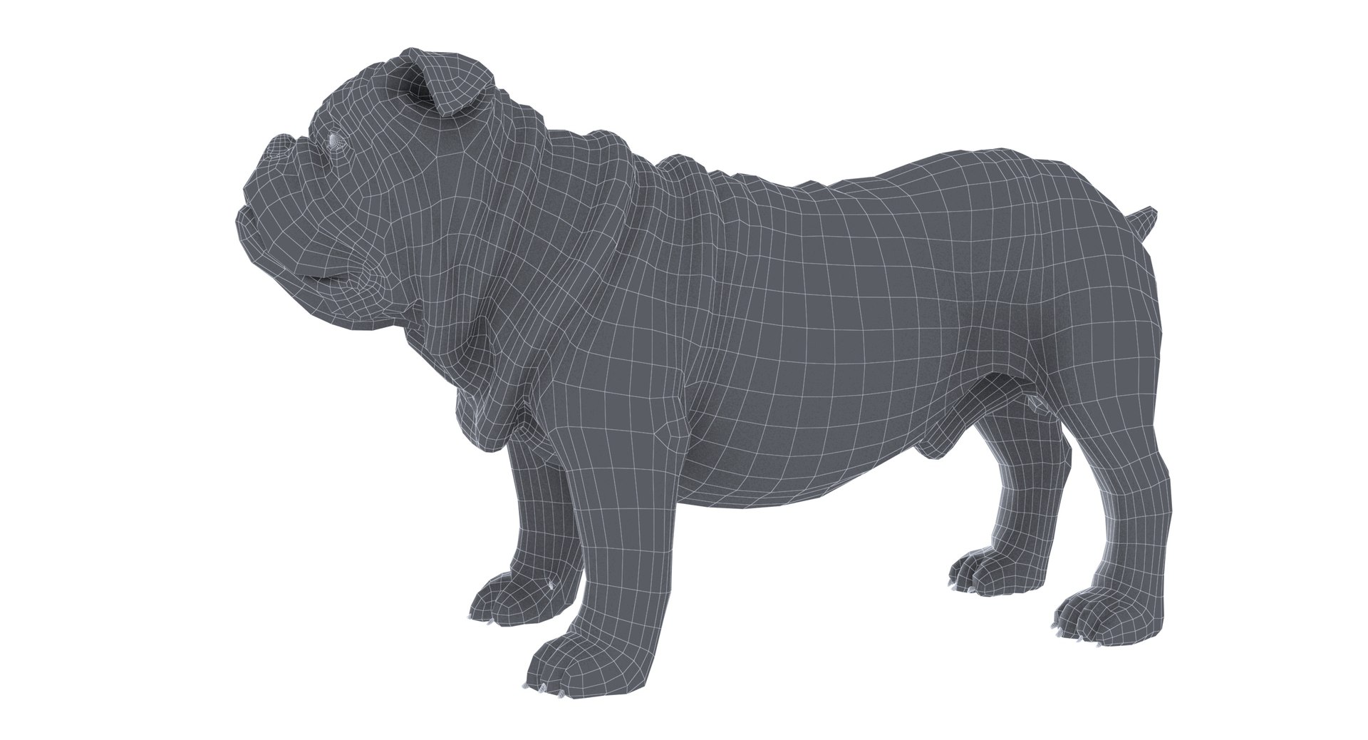 Dog Bulldog 3D Model - TurboSquid 1374311