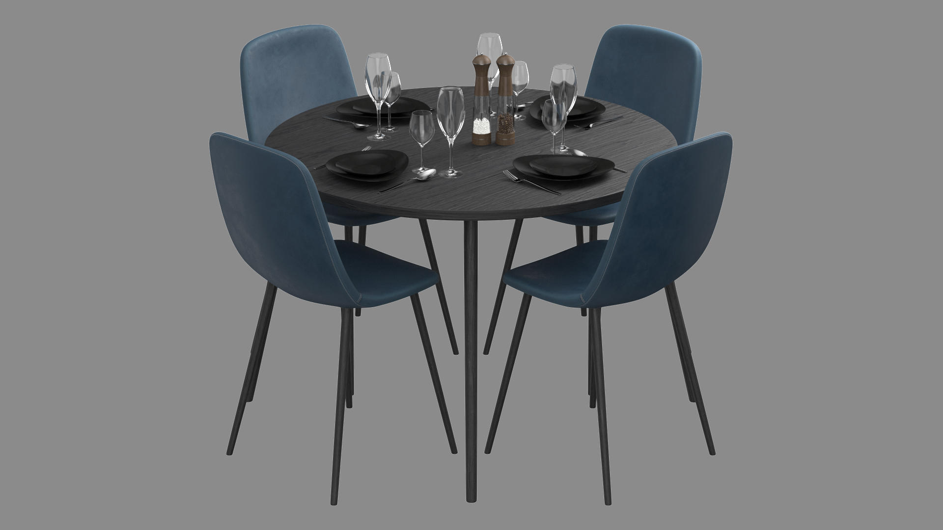 Restaurant table 3D model - TurboSquid 1597706