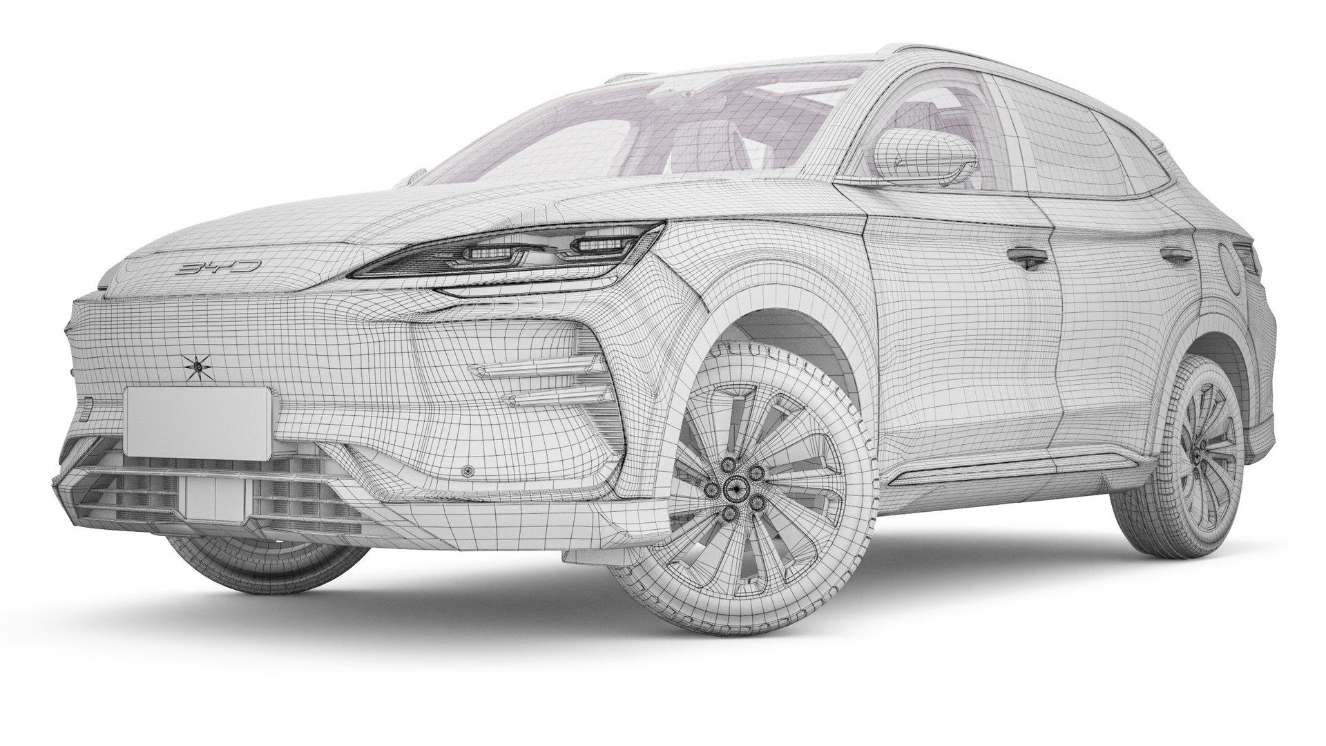3D 2024 BYD Seal U -- Song Plus DM-I With Interior - TurboSquid 2213533