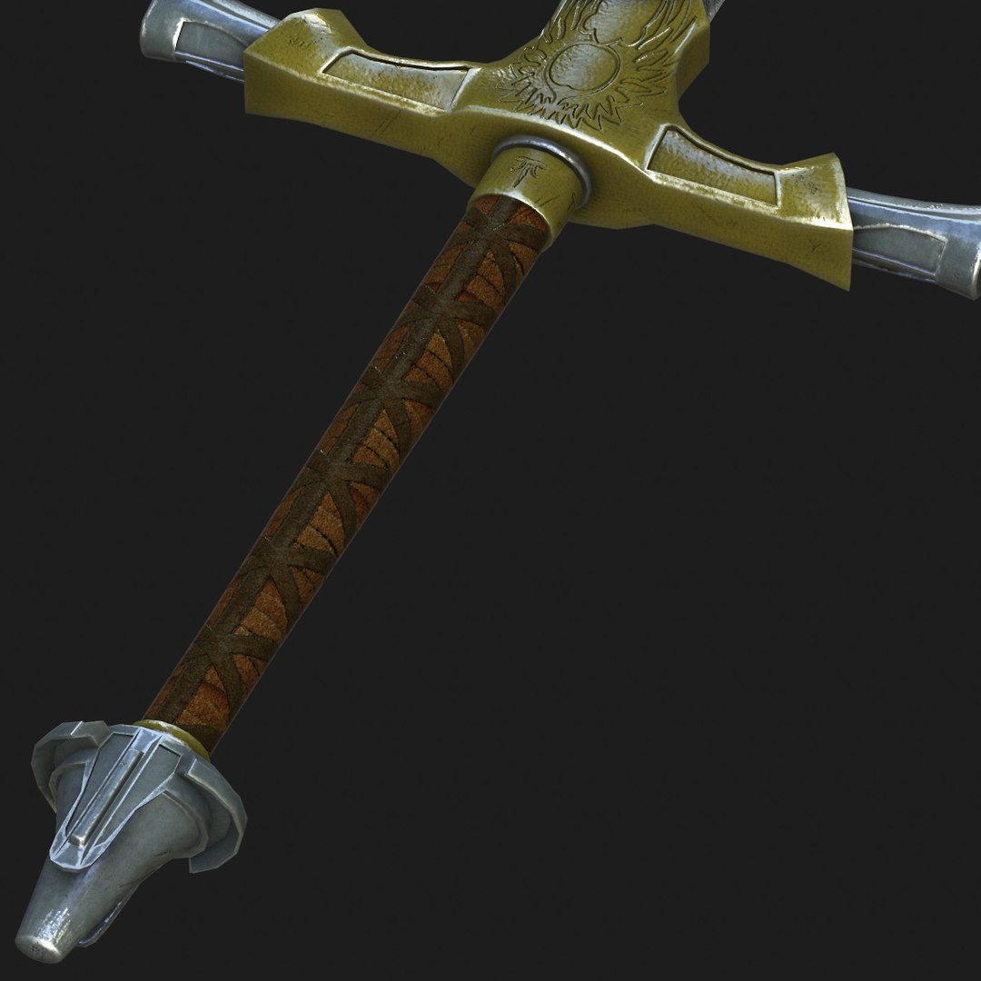 3d greek longsword helios sword model