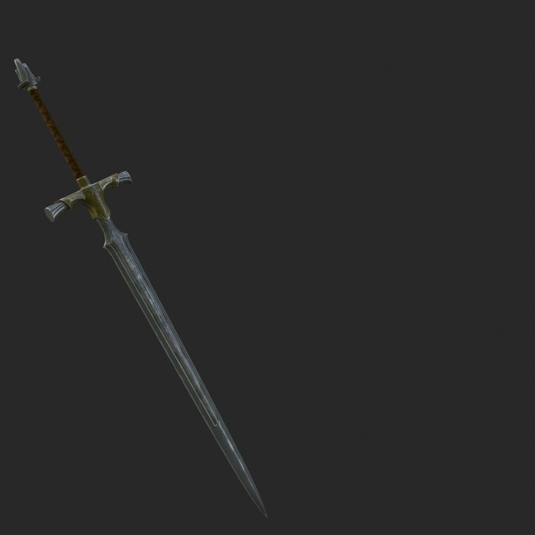 3d greek longsword helios sword model