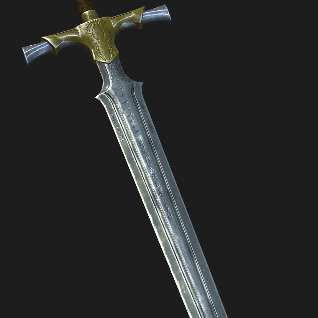 3d greek longsword helios sword model