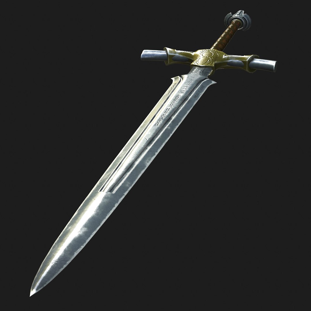 3d greek longsword helios sword model