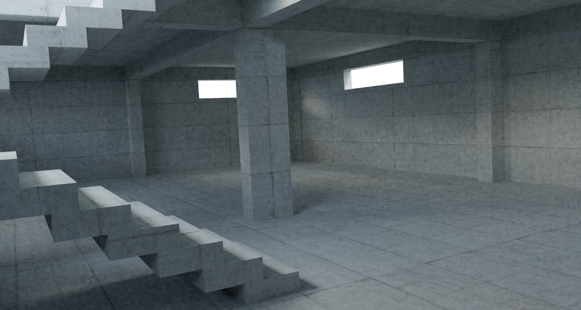 Reinforced concrete building architectural 3D model - TurboSquid 1572313