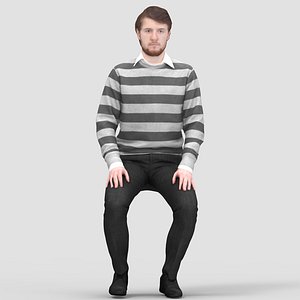 3d model realistic human