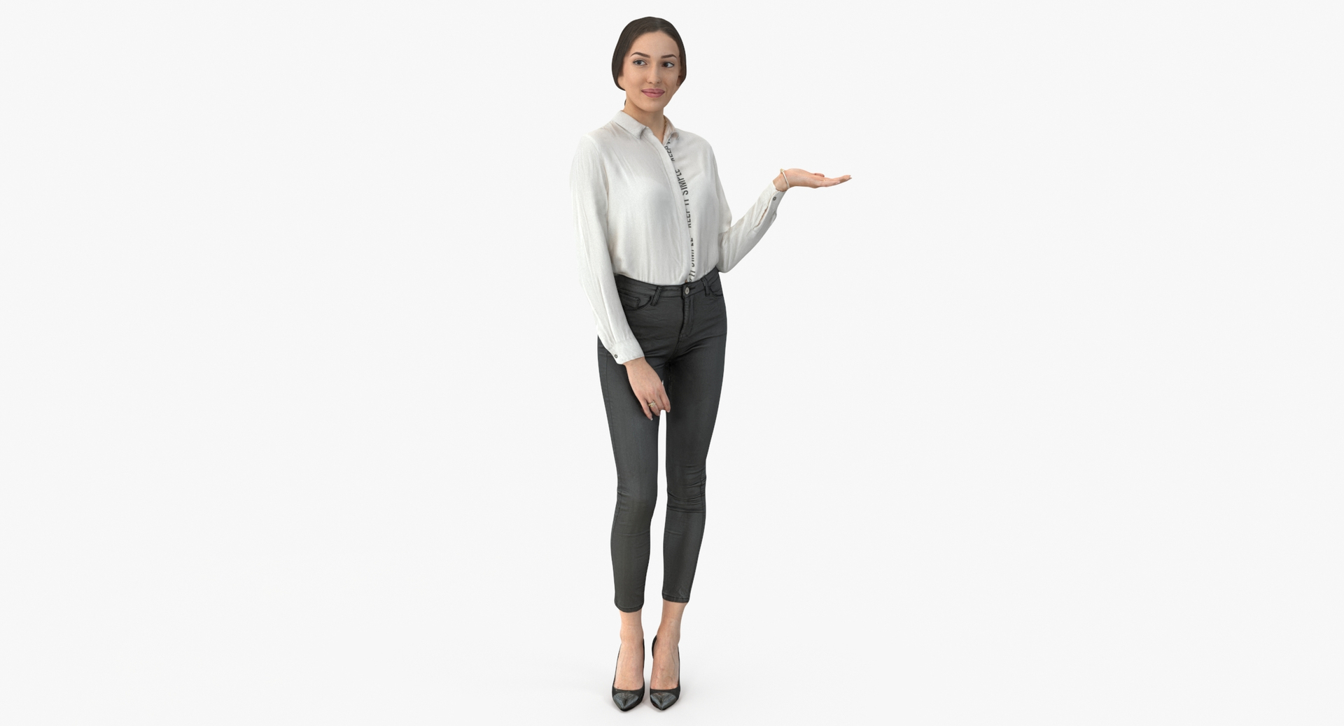 Elizabeth Business Interacting Pose 01 3D Model - TurboSquid 1904810