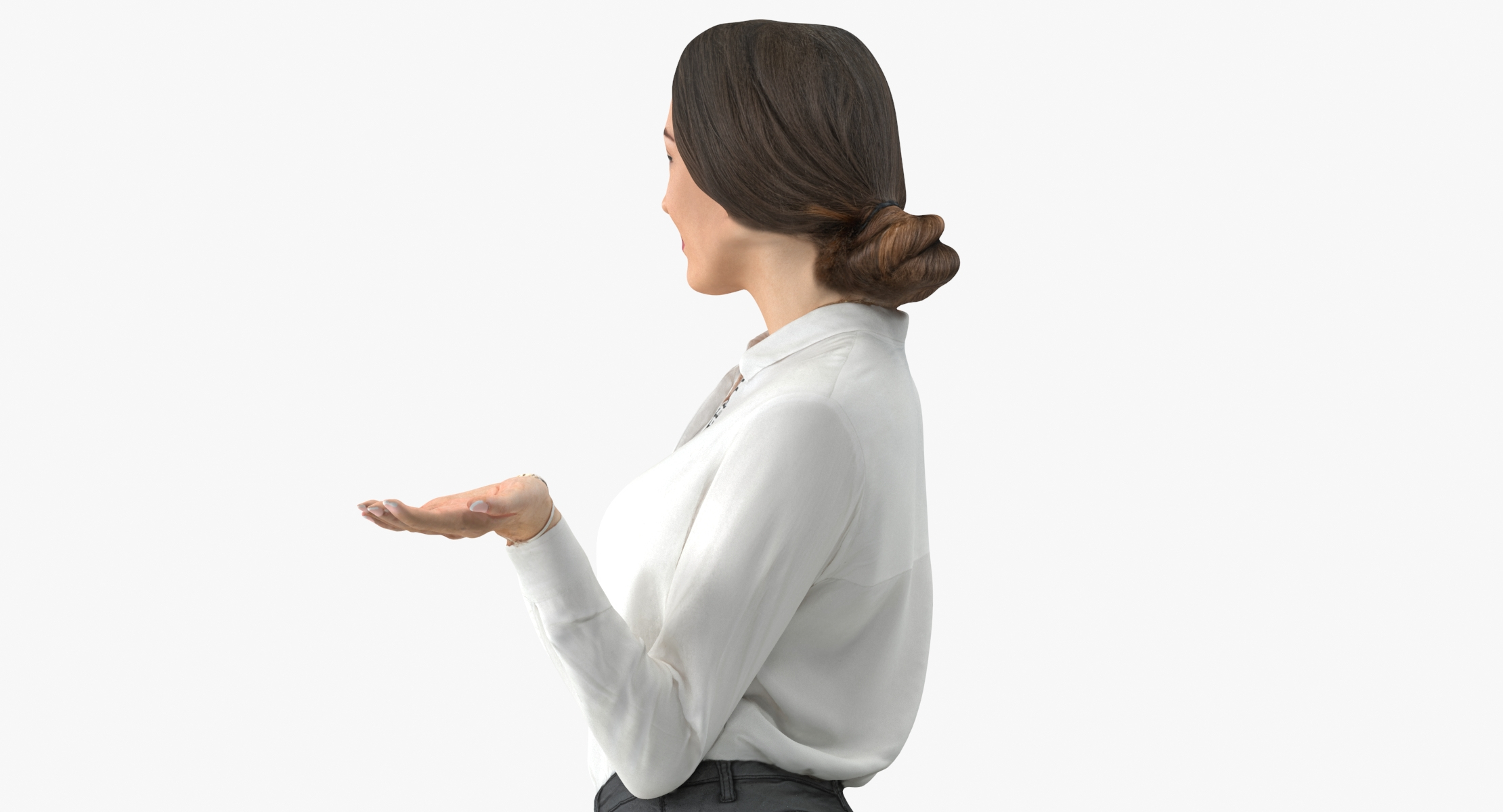 Elizabeth Business Interacting Pose 01 3D model - TurboSquid 1904810