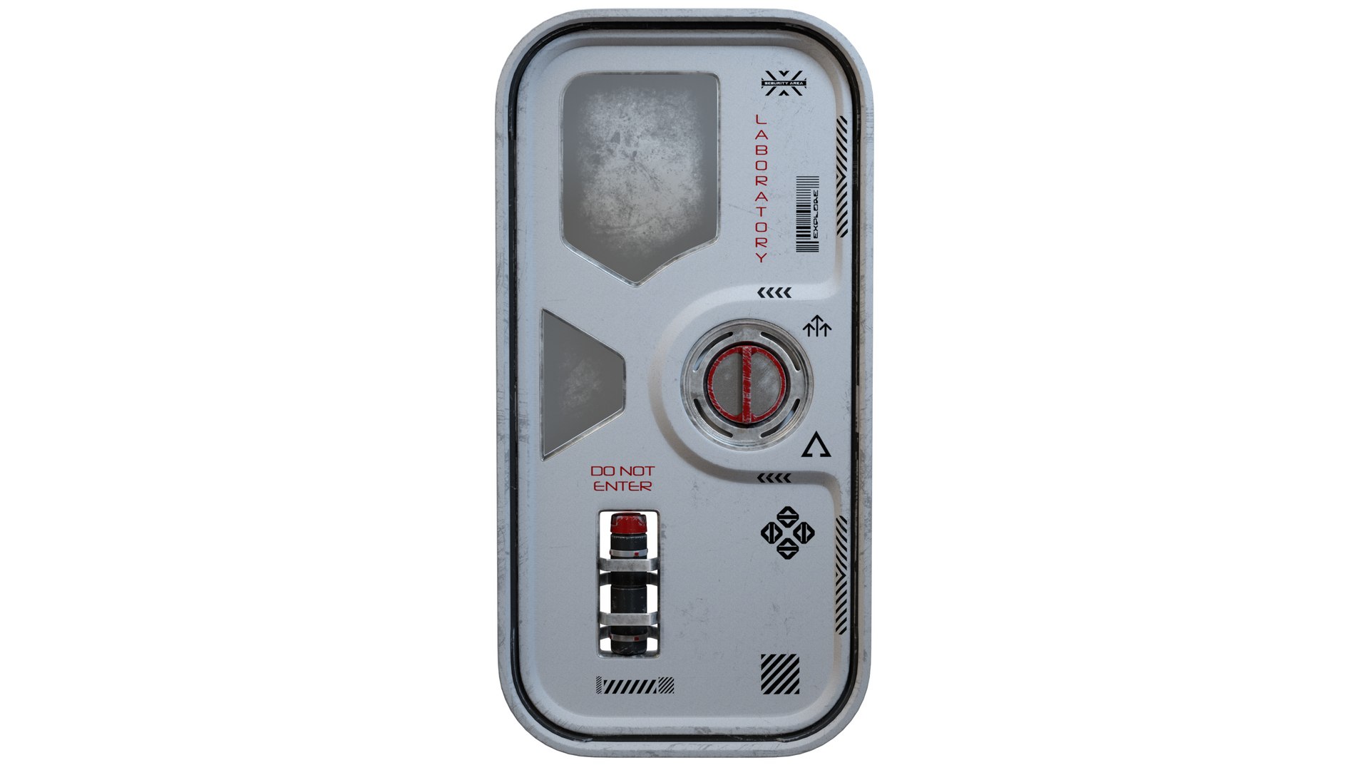 Sci-Fi Small Door 3D Model - TurboSquid 2301596