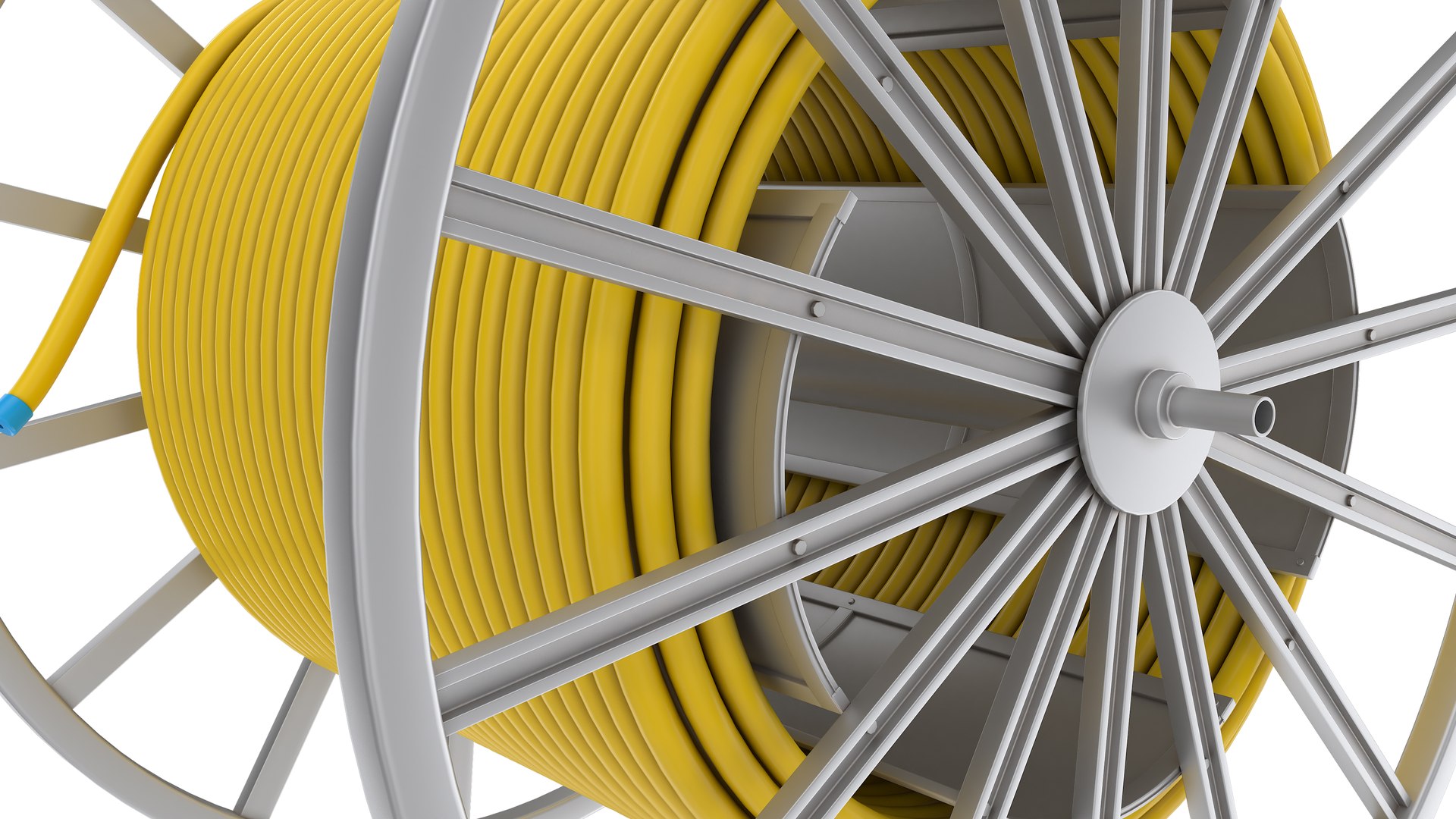 Fiber Optic Conduit Reel 3D Model - TurboSquid 2260068