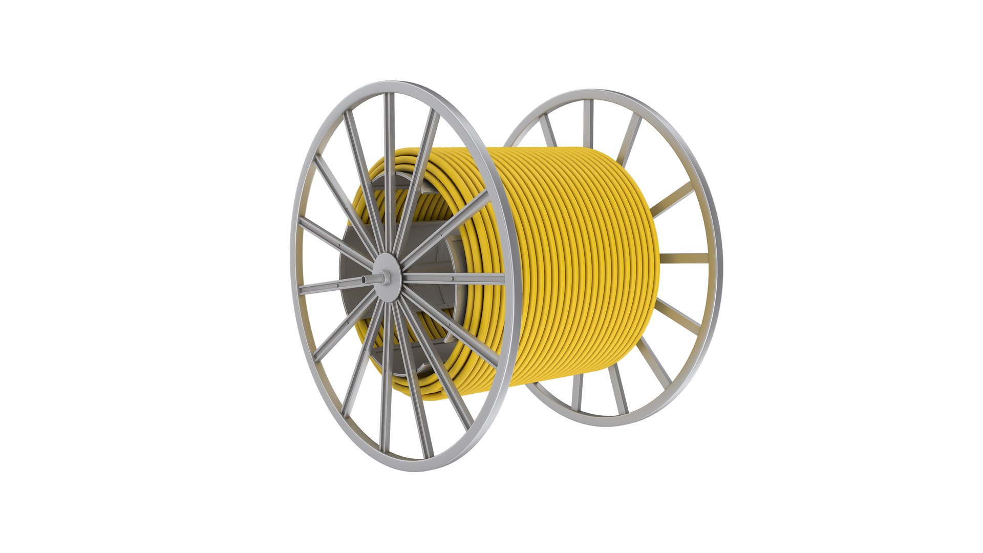 Fiber Optic Conduit Reel 3D Model - TurboSquid 2260068
