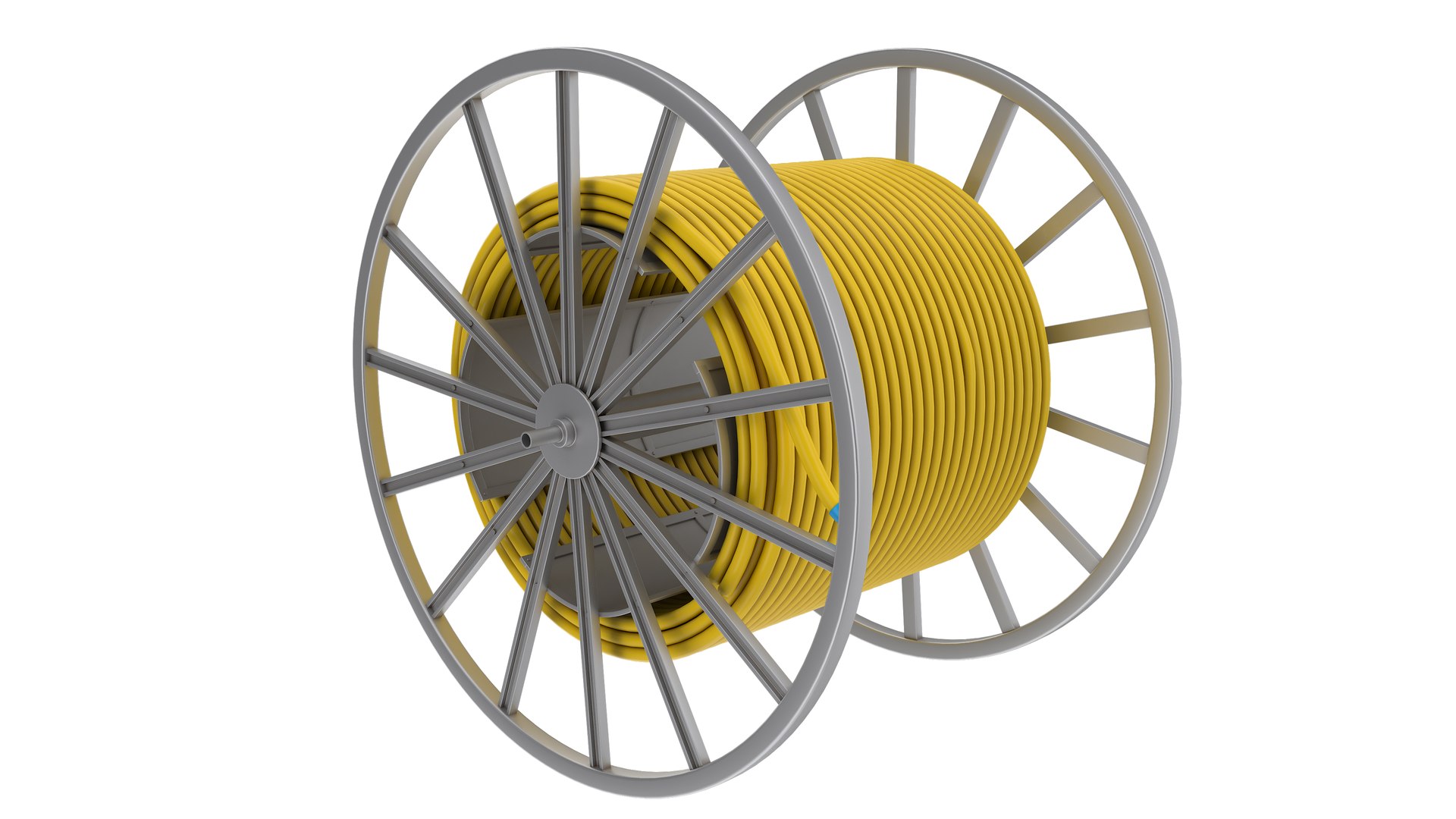 Fiber Optic Conduit Reel 3D Model - TurboSquid 2260068