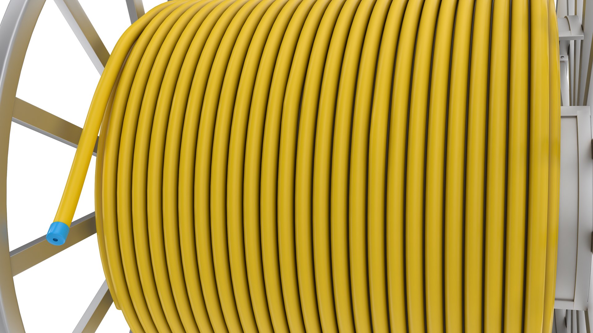 Fiber Optic Conduit Reel 3D Model - TurboSquid 2260068