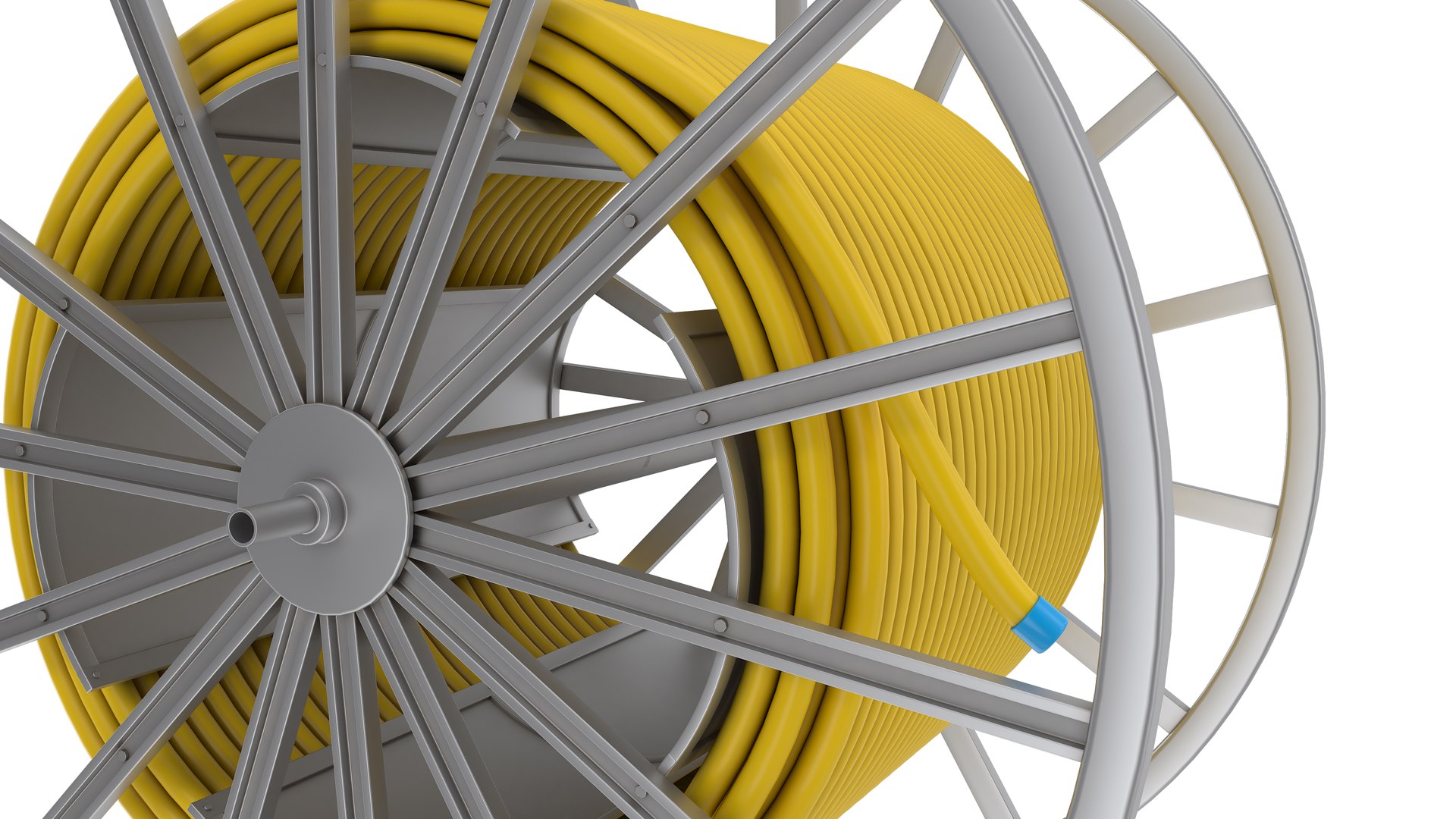 Fiber Optic Conduit Reel 3D Model - TurboSquid 2260068