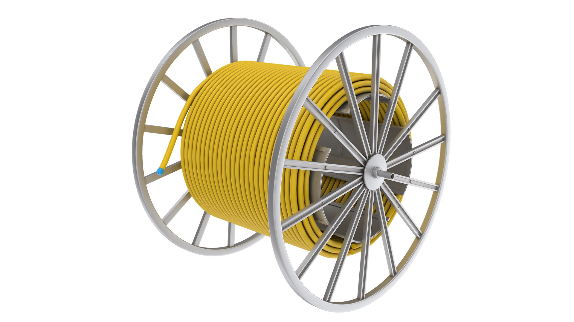 Fiber Optic Conduit Reel 3D Model - TurboSquid 2260068