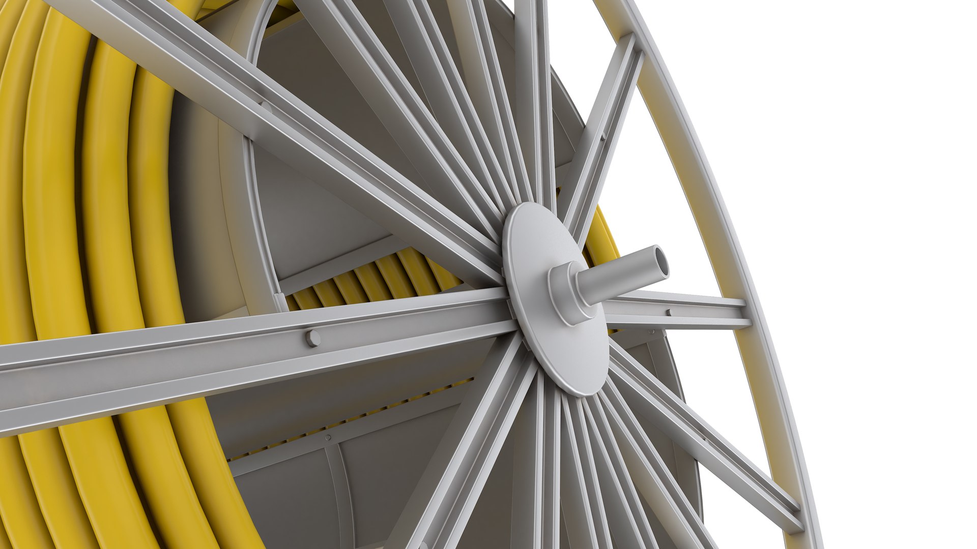 Fiber Optic Conduit Reel 3D Model - TurboSquid 2260068