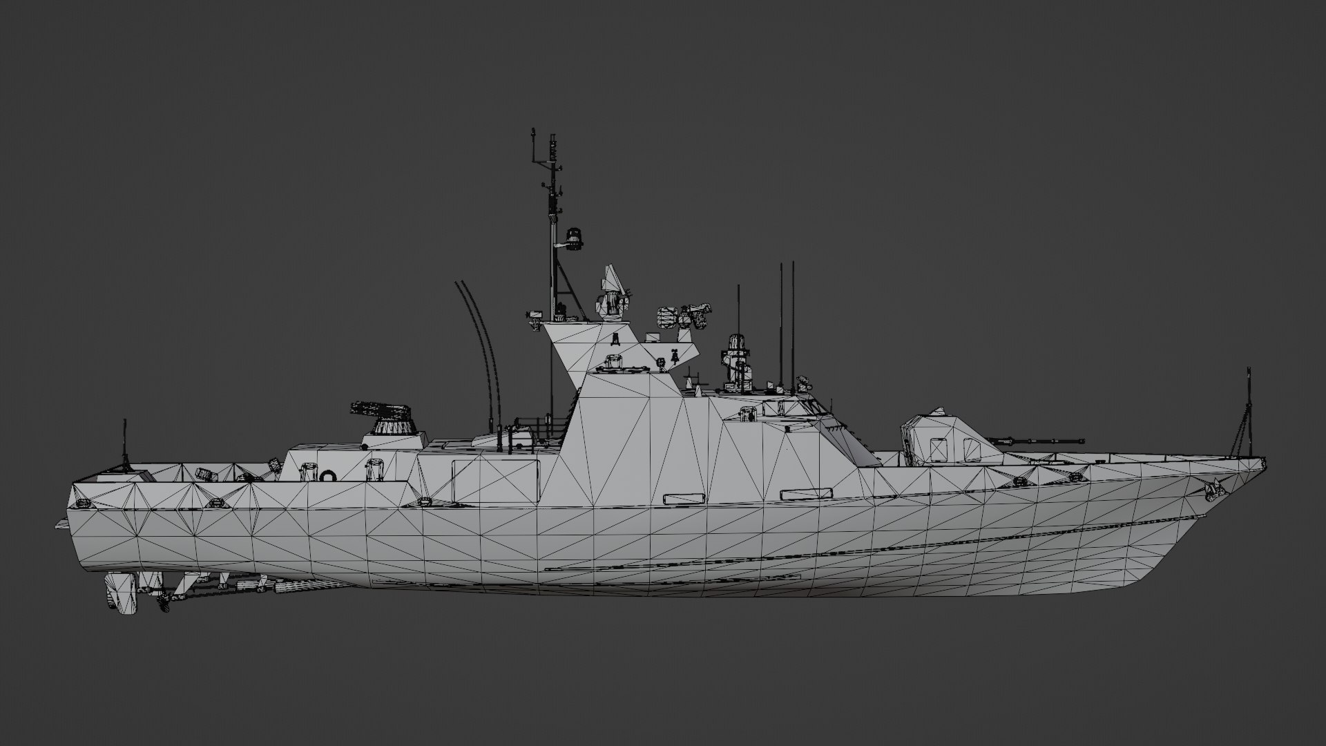 3D Model Project 12300 Scorpion Missile Gunboat - TurboSquid 2275585