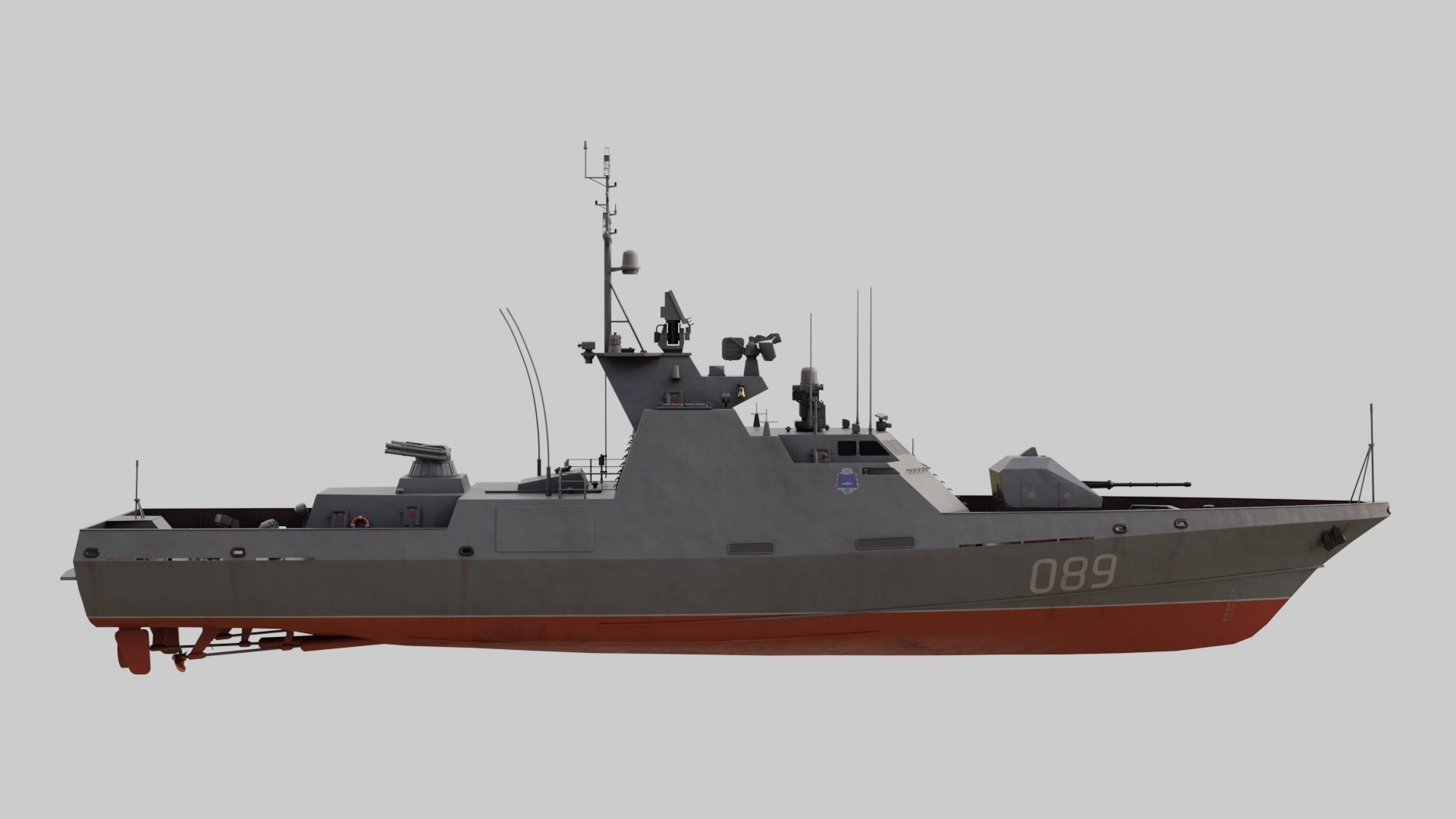 3D Model Project 12300 Scorpion Missile Gunboat - TurboSquid 2275585