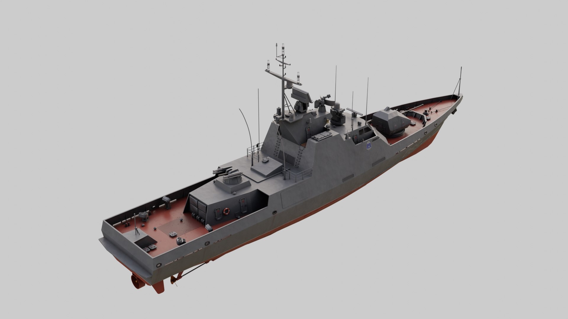 3D Model Project 12300 Scorpion Missile Gunboat - TurboSquid 2275585