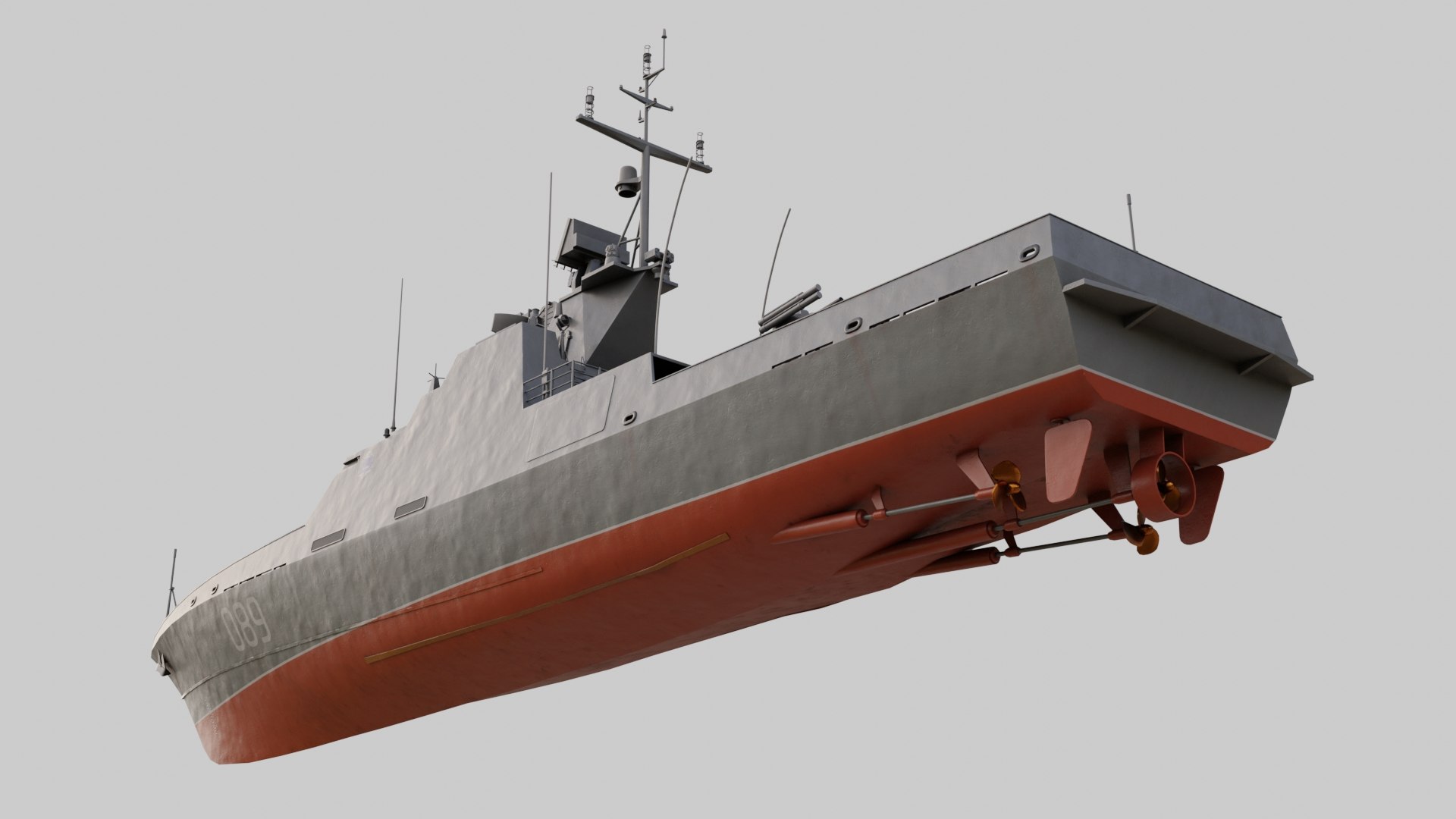 3D Model Project 12300 Scorpion Missile Gunboat - TurboSquid 2275585
