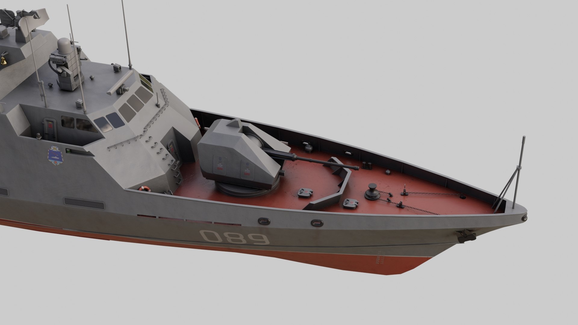 3D Model Project 12300 Scorpion Missile Gunboat - TurboSquid 2275585