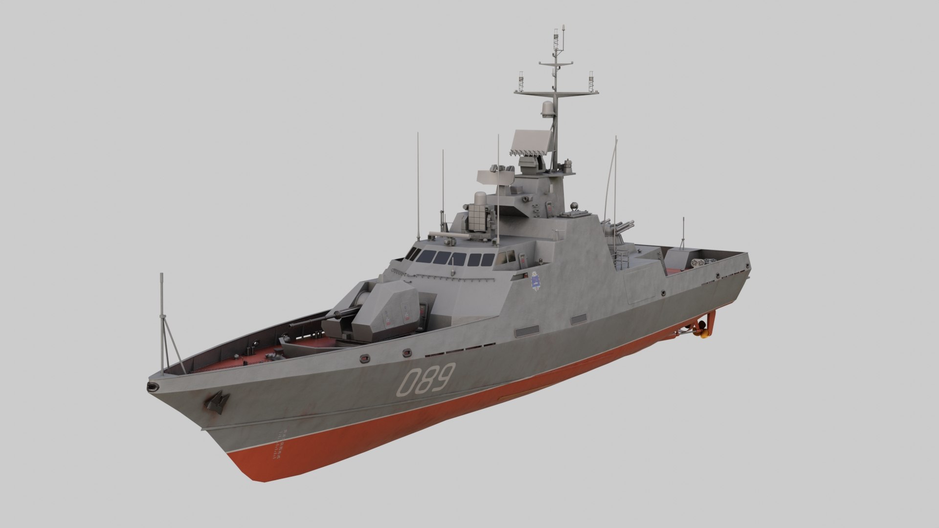 3D Model Project 12300 Scorpion Missile Gunboat - TurboSquid 2275585