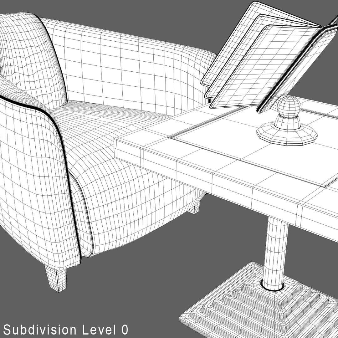 3d Arm Chair