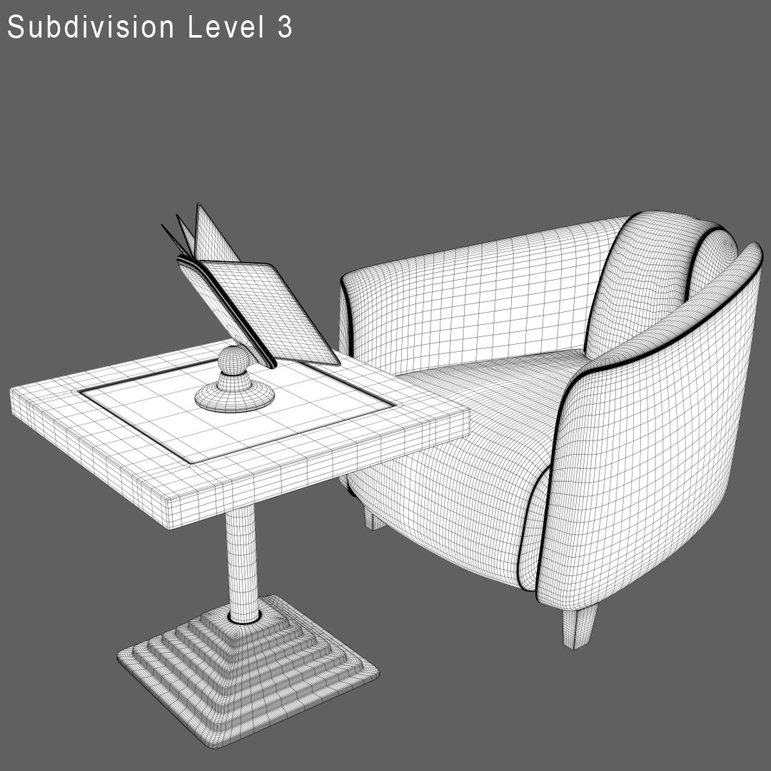 3d Arm Chair