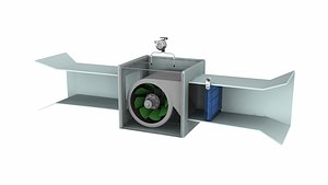 cooling tower 3d model